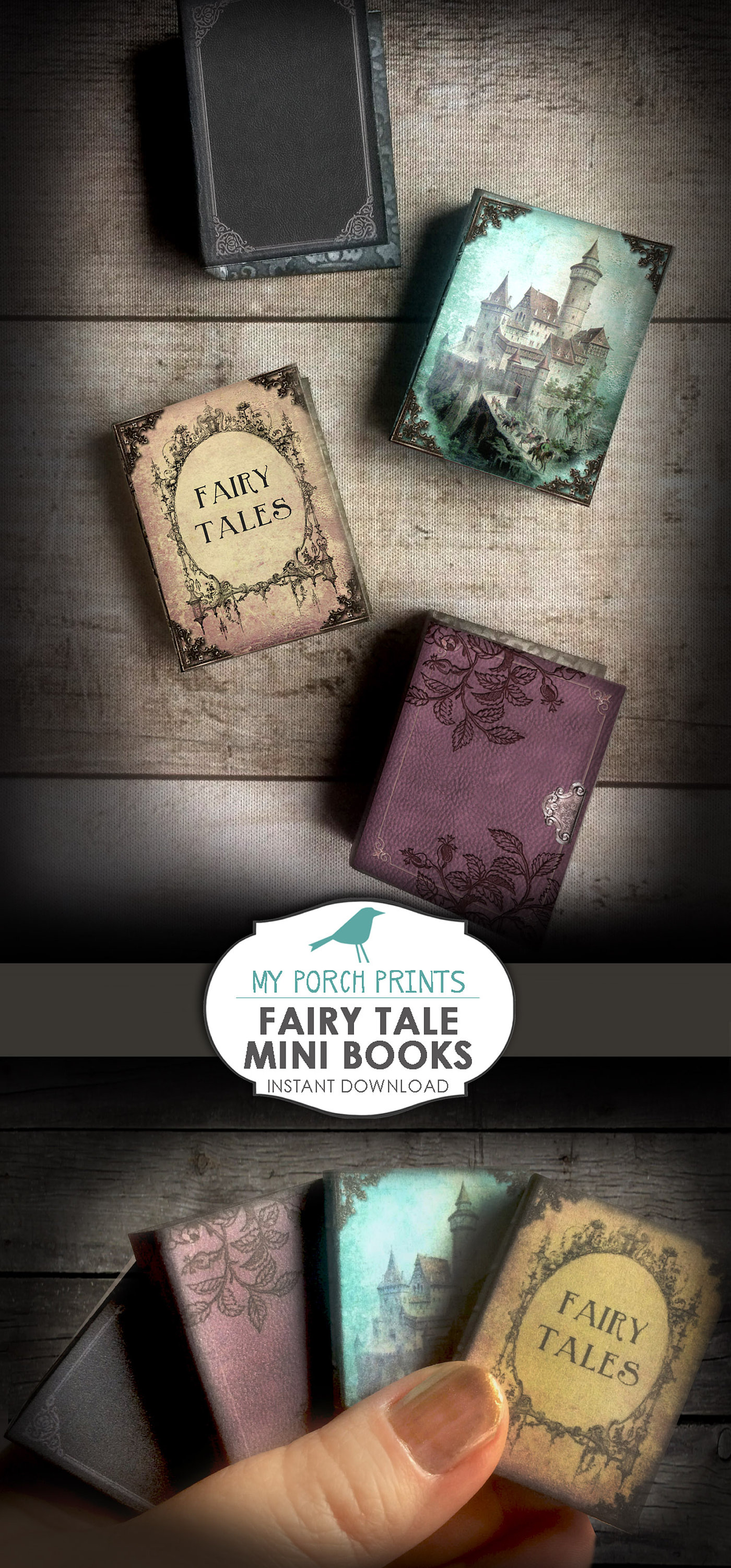 Fairy Tale Mini Books Vintage Junk Journal Potion - Etsy