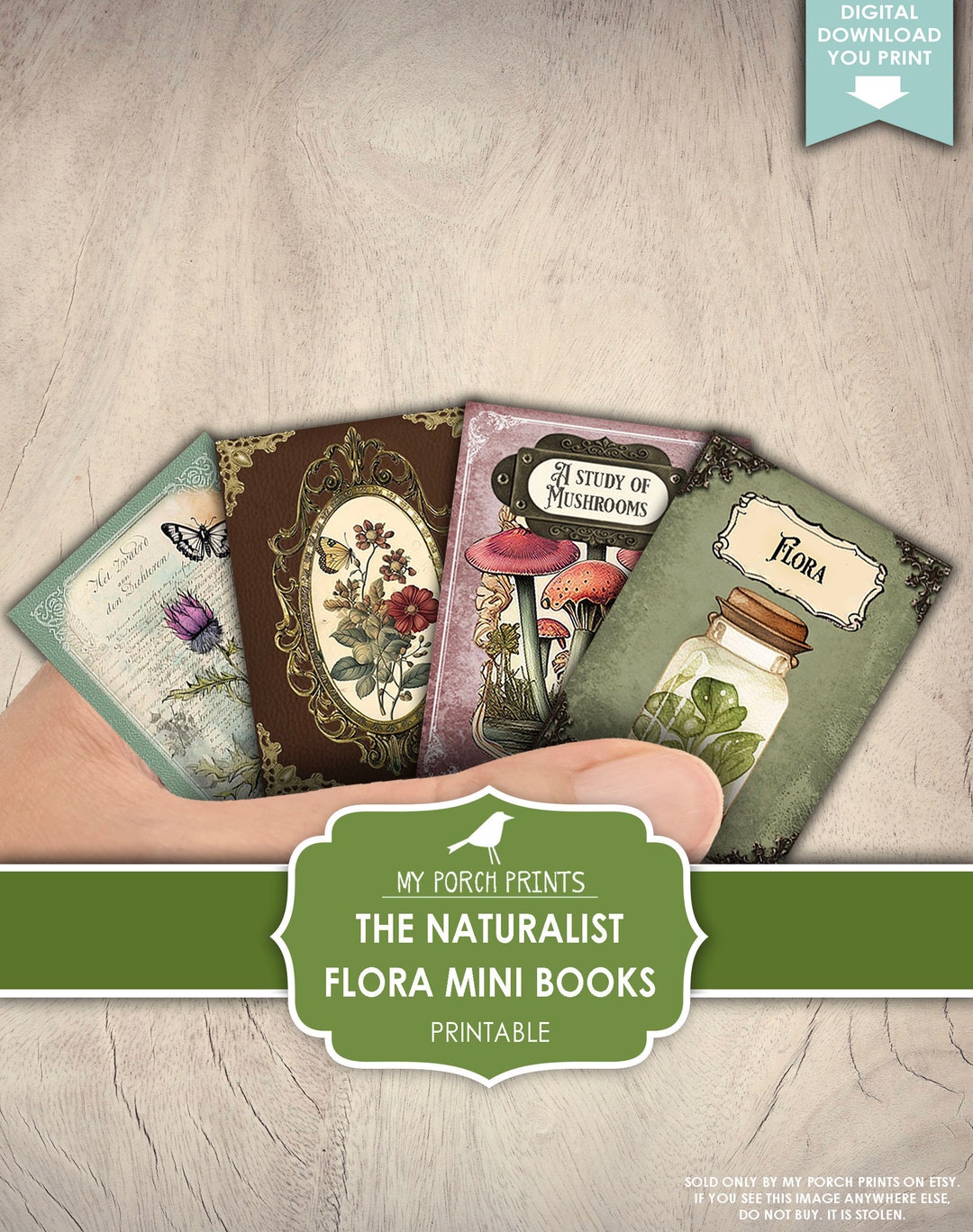 Mini Books, the Naturalist, Flora, Junk Journal, Miniature, Flowers ...