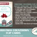 Christmas, Countdown, Flip Cards, Advent Calendar, December Daily ...