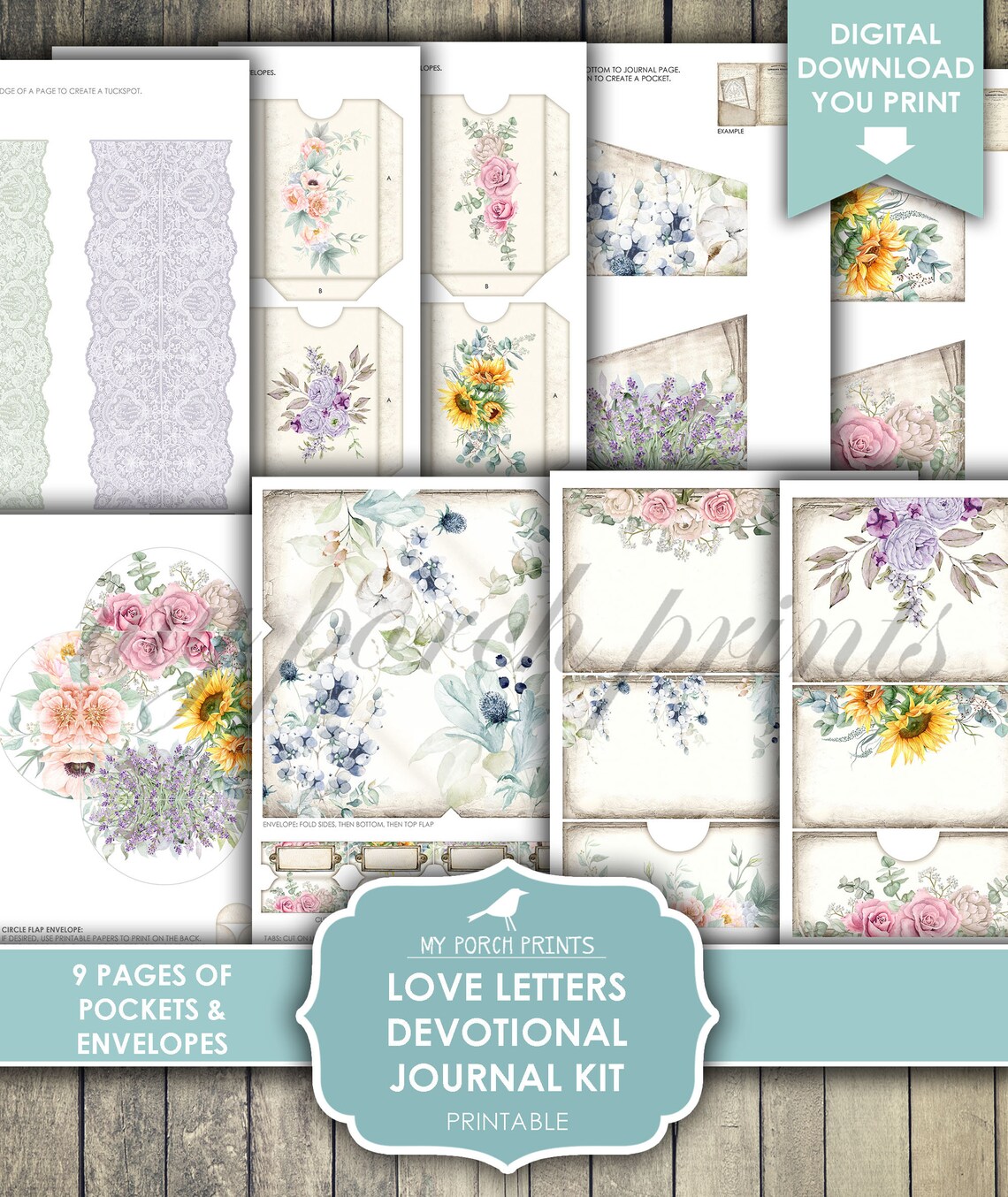 Devotional Love Letters From the Lord Fear Worry Anxiety - Etsy