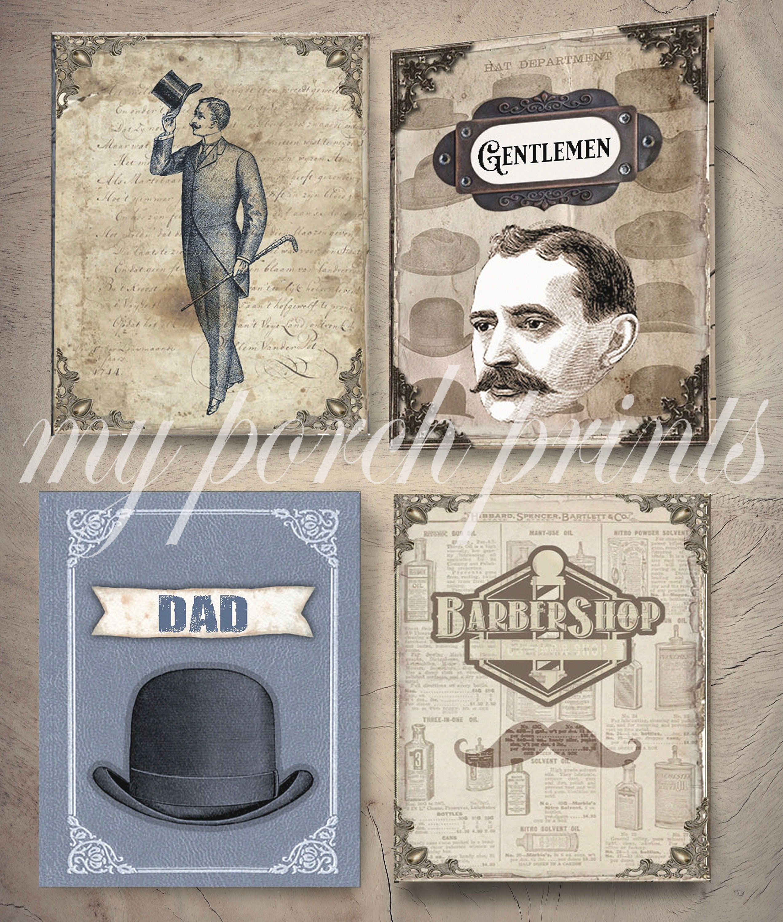 Mini Books Gentlemen, Junk Journal, Man, Masculine, Father's Day ...