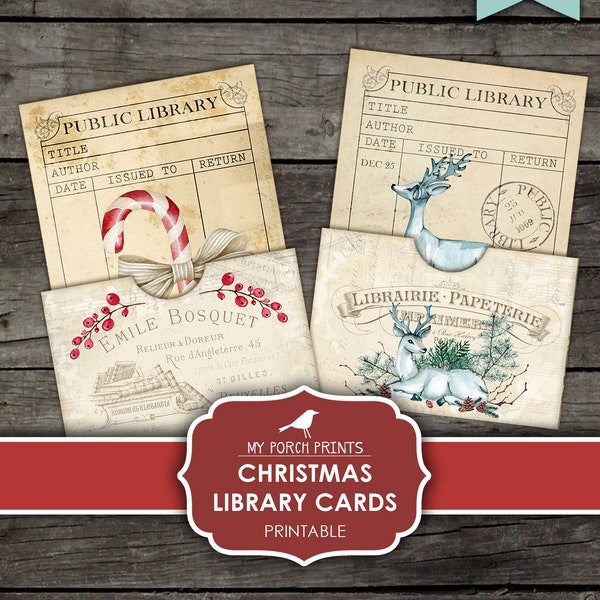 Library Cards Art Print - Etsy