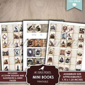 Mini Books, Autumn, Academia, Miniature, Fall, Book, Gothic, Dark ...