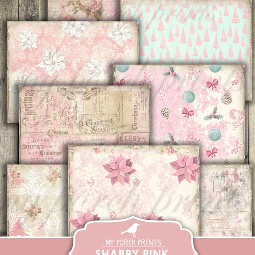 Pink Vintage Ephemera DIGITAL DOWNLOAD Junk Journal - Etsy
