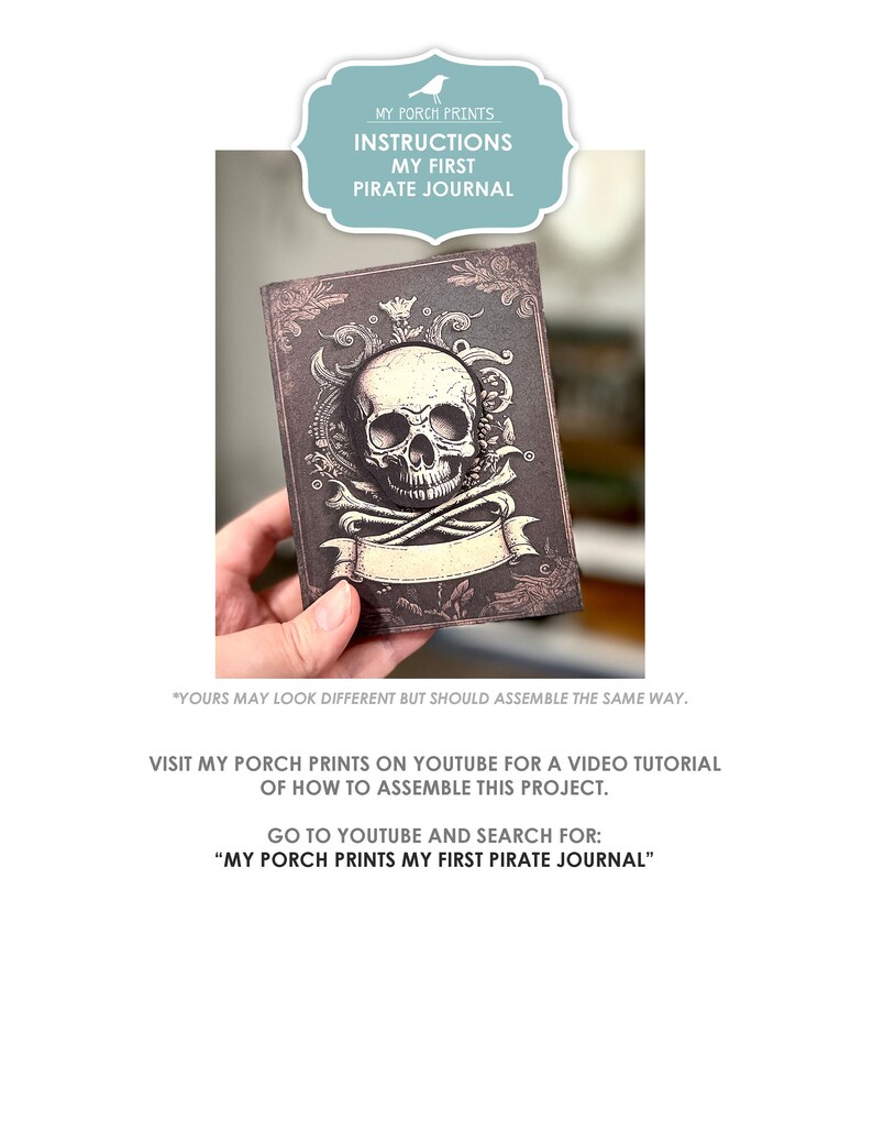 Junk Journal, My First, Pirate, Beginner's, Kit, Kids, Boys, Children ...