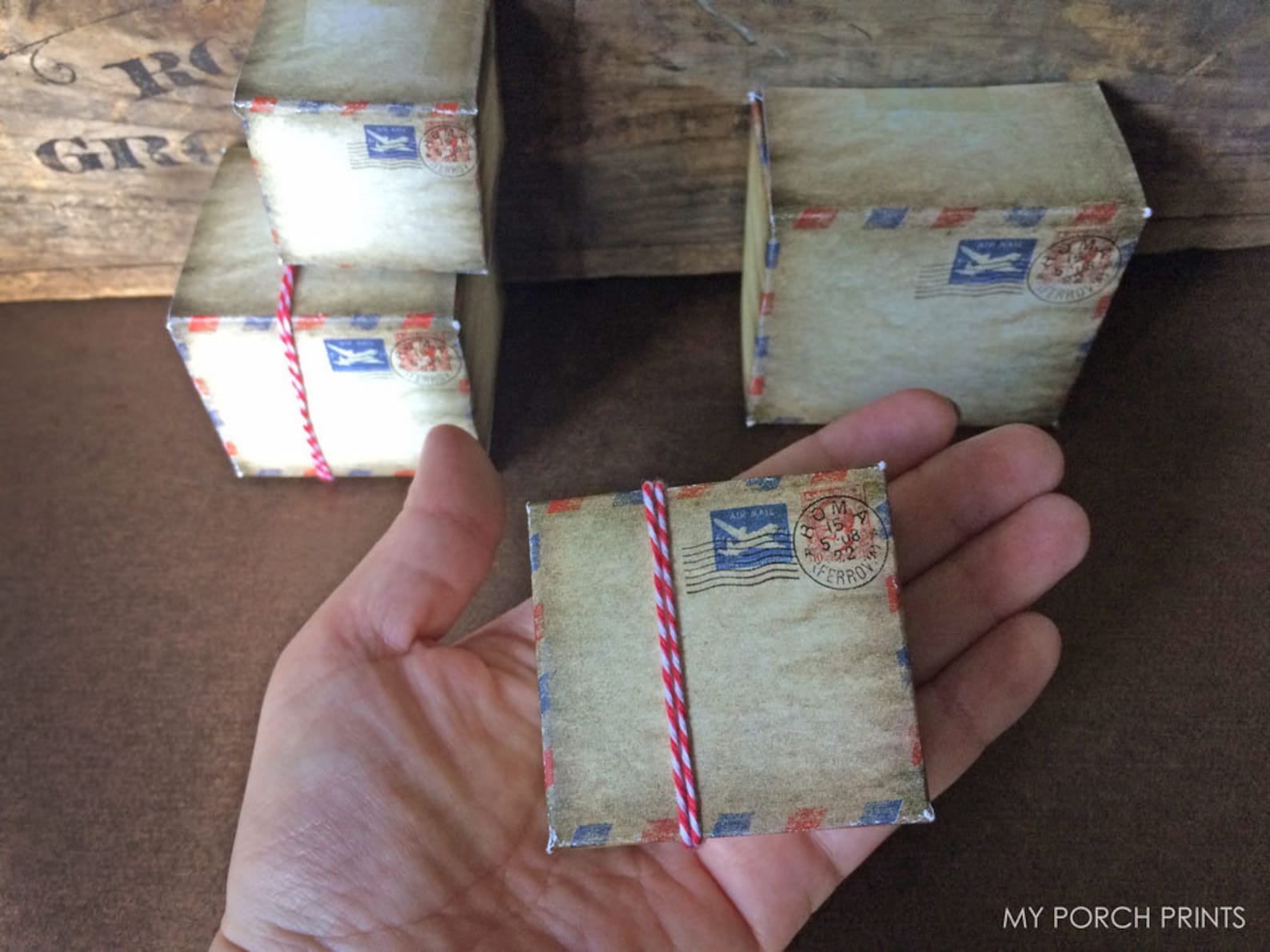 Air Mail, Kit, Postcard, Junk Journal, Envelope, Letter, Invitation ...
