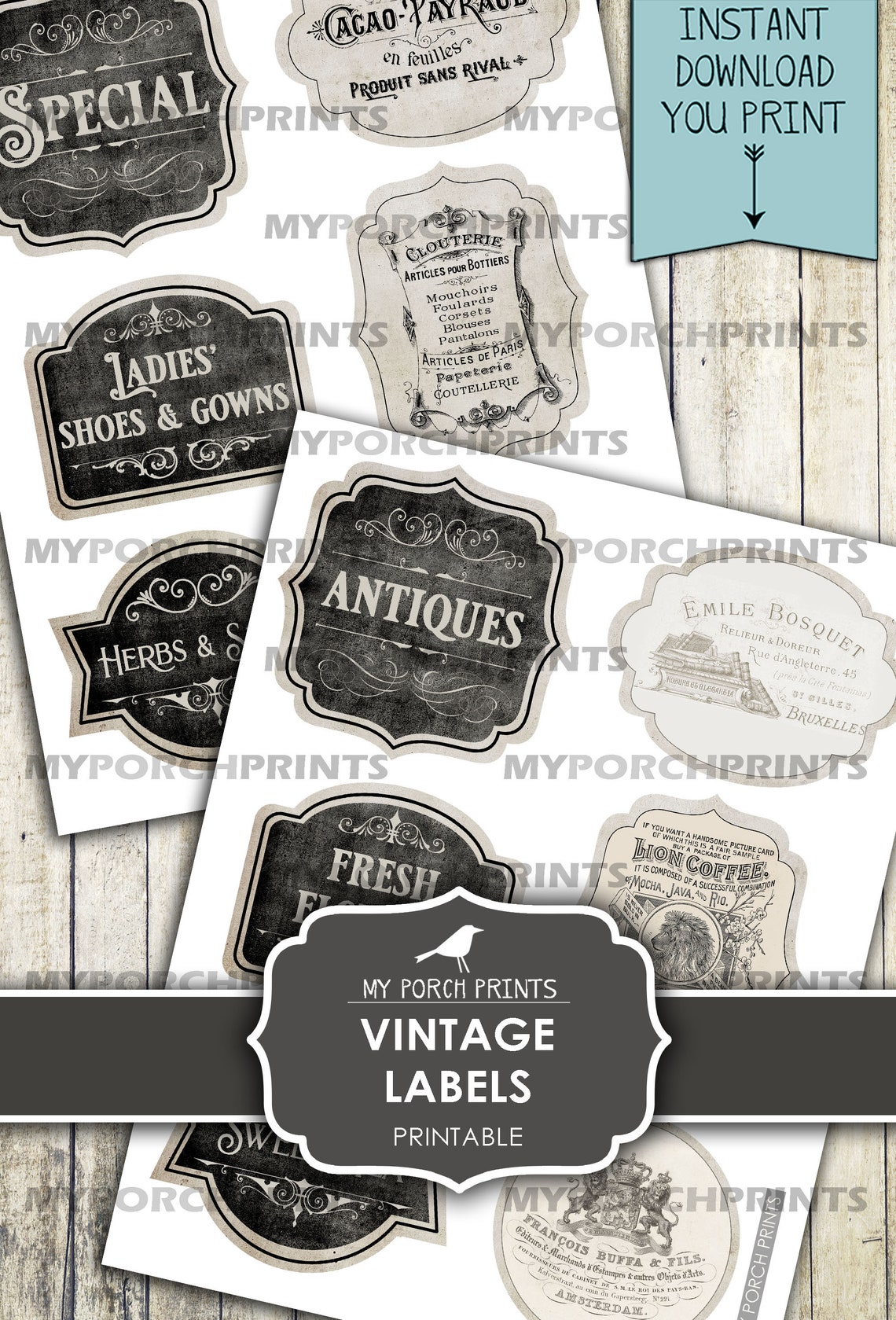 Junk Journal, Labels, Vintage, Words, Men, Man, Tags, Embellishment ...