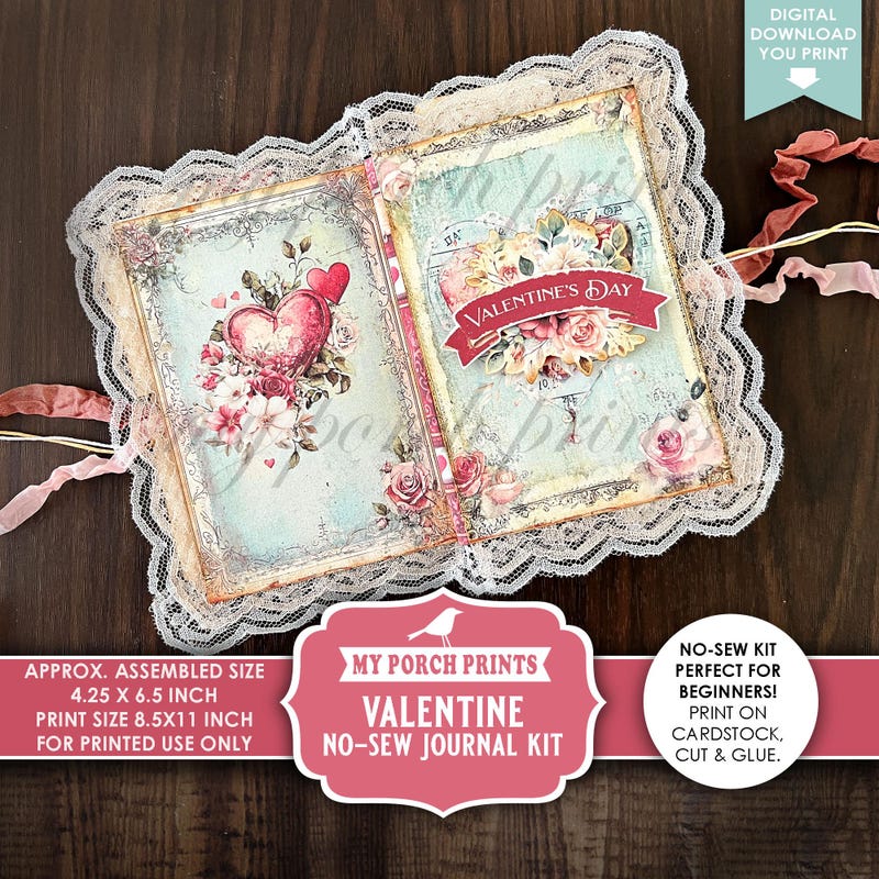 Scrapbook Kit Valentines - Etsy