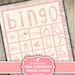 Christmas, BINGO, Cards, Game, Pink, Printable, for Families, Kids ...