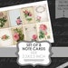 Antique Rose Note Cards, Junk Journal, Ephemera, Notebook Paper ...