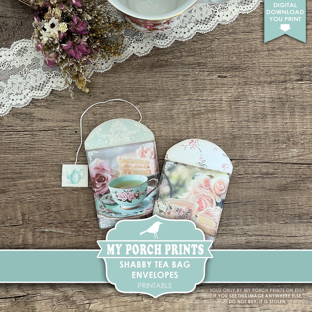 Shabby Tea Bag Envelopes, Mini, Craft, Junk Journal, Kit, Happy Mail ...