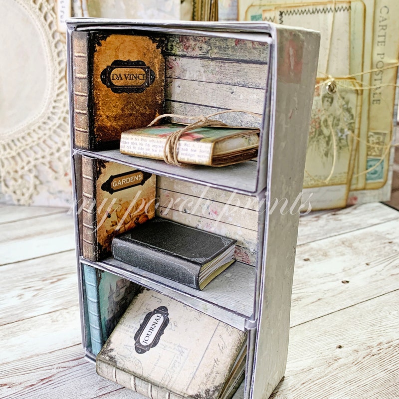Vintage Book Shelf - Etsy