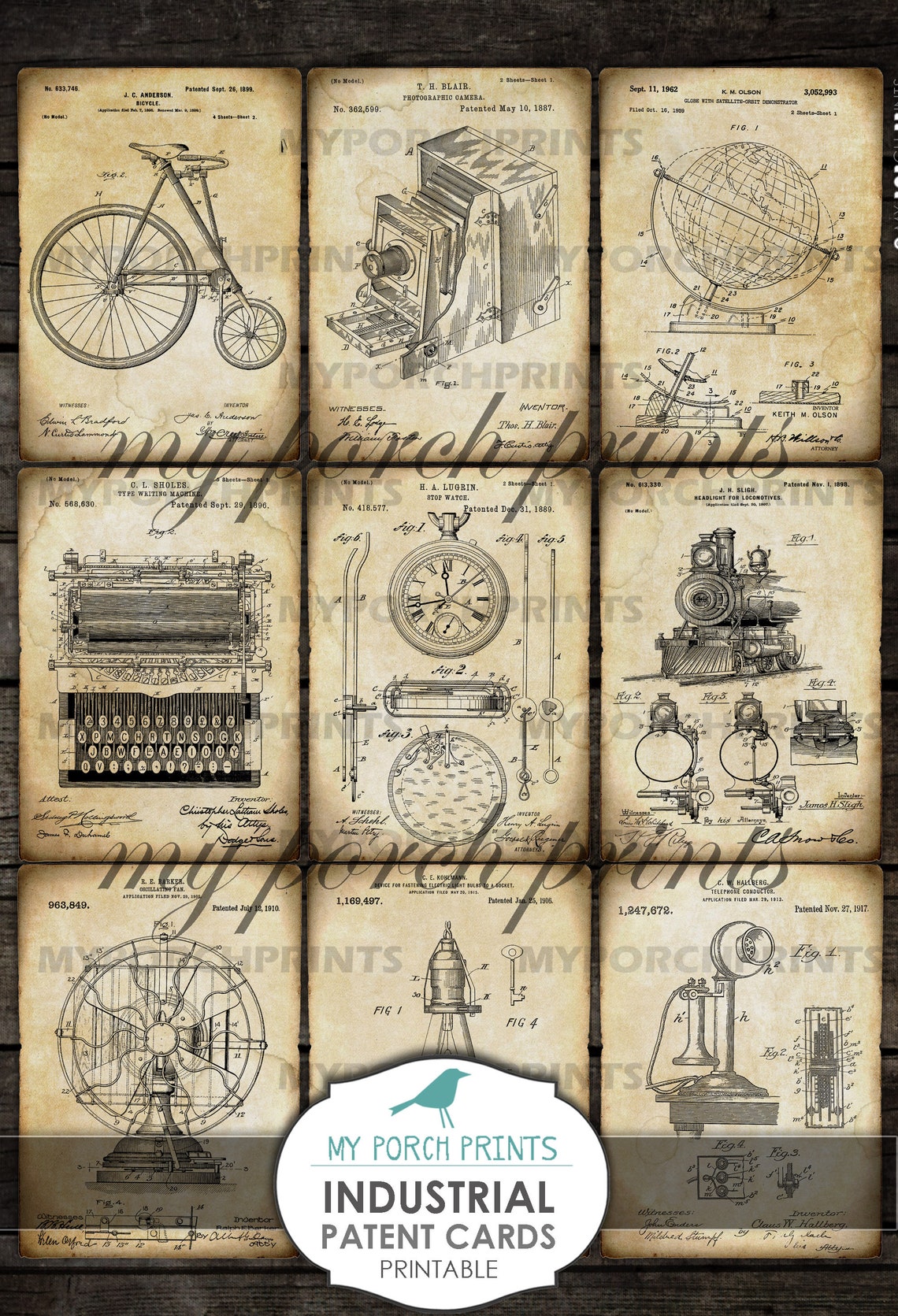Industrial Cards, Pocket Letter, Patent, Kit, Card, Junk Journal ...