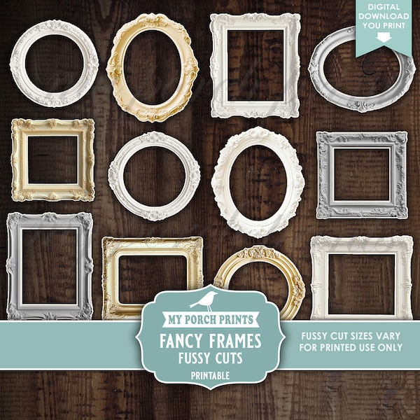 Mini Picture Frames White - Etsy