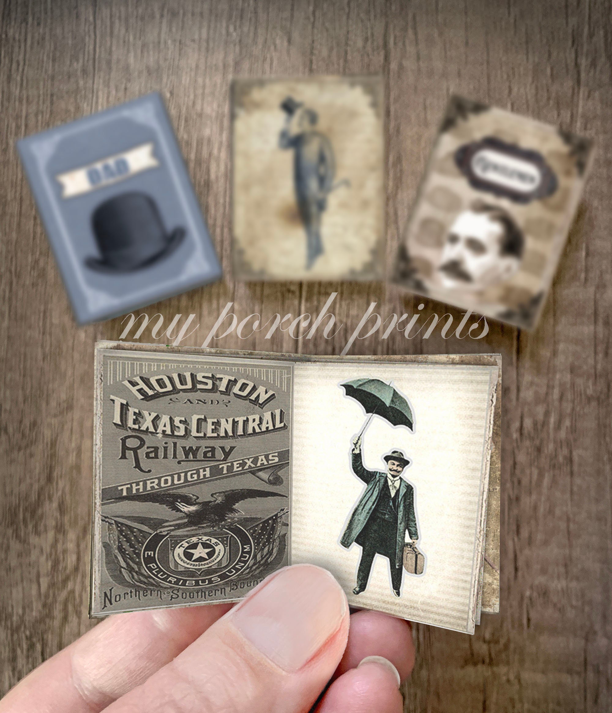 Mini Books Gentlemen Junk Journal Man Masculine - Etsy