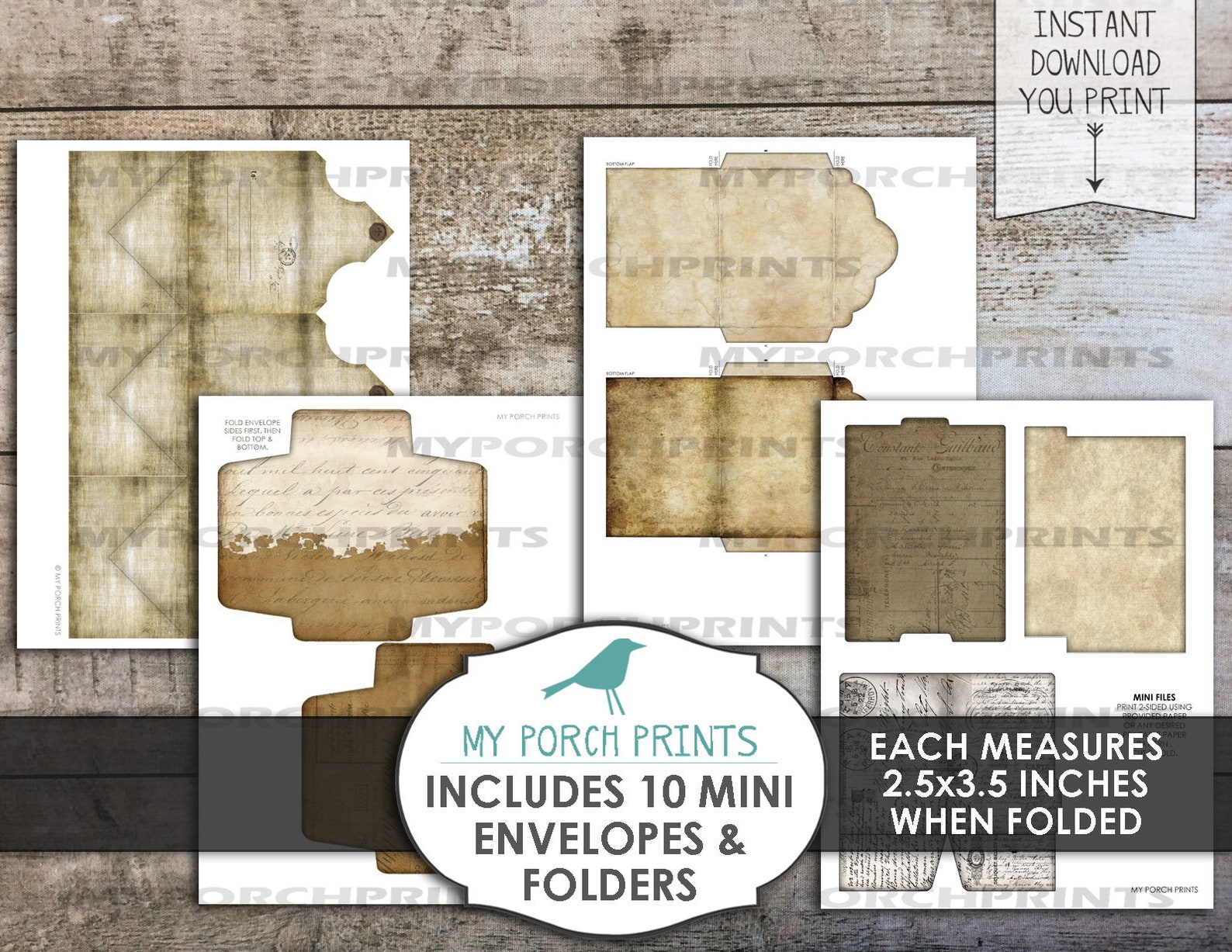 Mini Envelopes, File, Folder, Pocket Letter, Craft Kit, Card, Junk ...