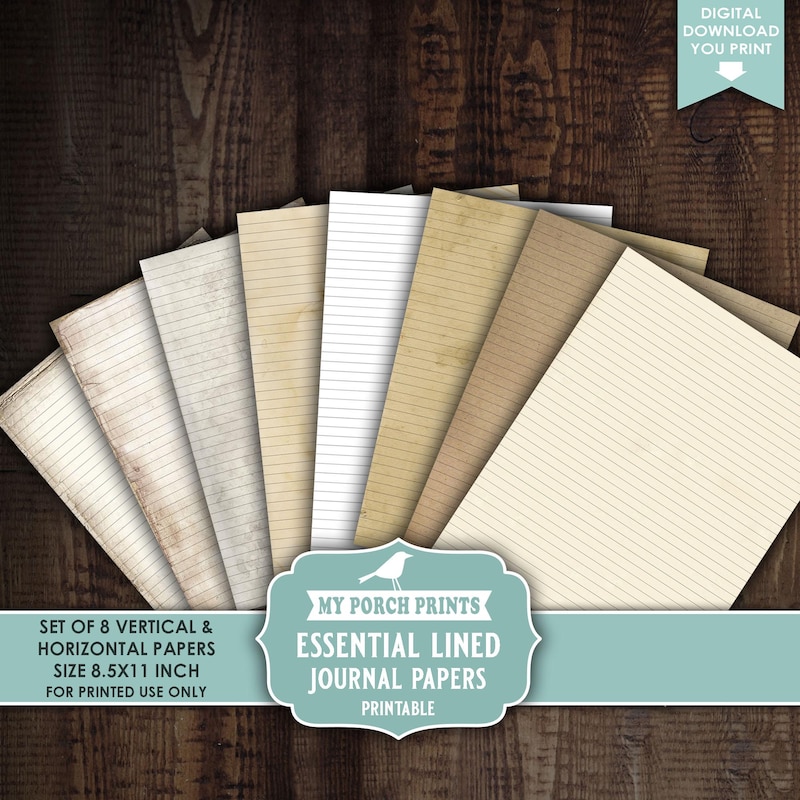 Craft Lined Journal - Etsy UK