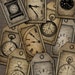 Clock Tags, Scrapbook Paper, Steampunk, Grunge, Party, Potion Labels ...