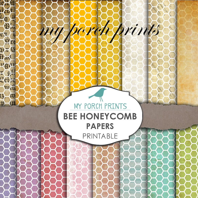 Honeycomb Background - Etsy