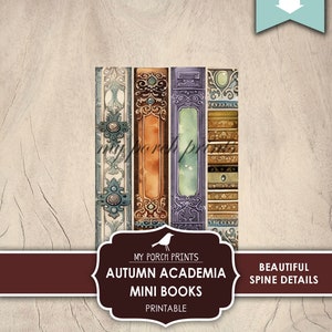 Mini Books, Autumn, Academia, Miniature, Fall, Book, Gothic, Dark ...