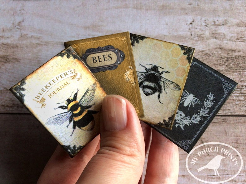 Bee Mini Books, Beekeeper, Bees, Mini Album, Ephemera, Scrapbook ...