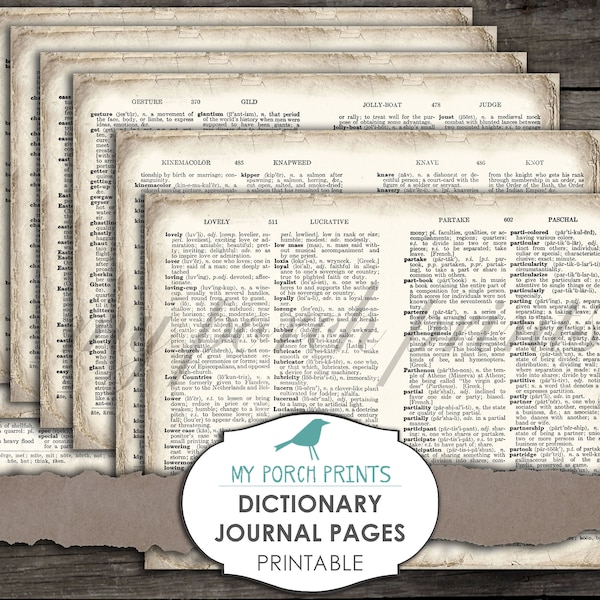 Antique Dictionary - Etsy