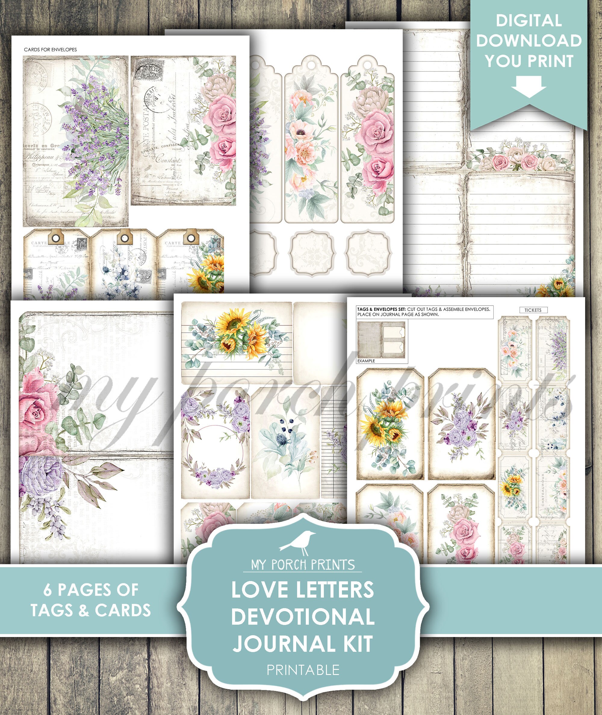 Devotional Love Letters From the Lord Fear Worry Anxiety - Etsy