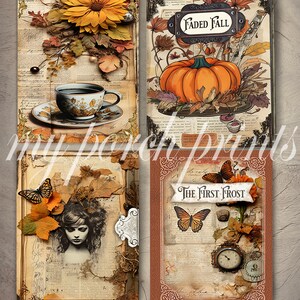 Faded Fall Mini Books, Autumn, Miniature, Book, Gothic, Sunflower ...