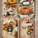 Faded Fall Mini Books, Autumn, Miniature, Book, Gothic, Sunflower ...