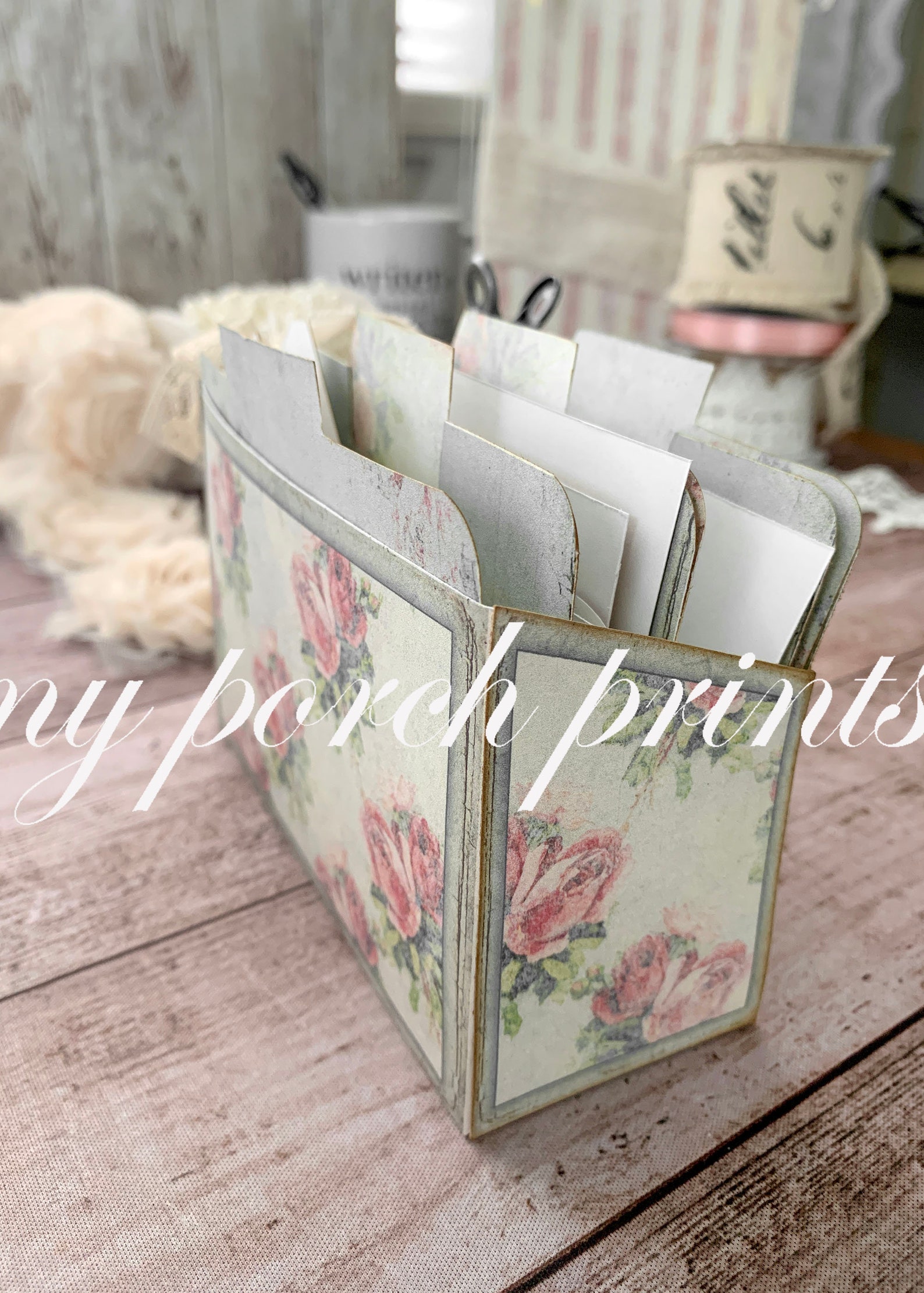 Ephemera, Box, Shabby Chic, Junk Journal, Pastel, Storage, My Porch ...
