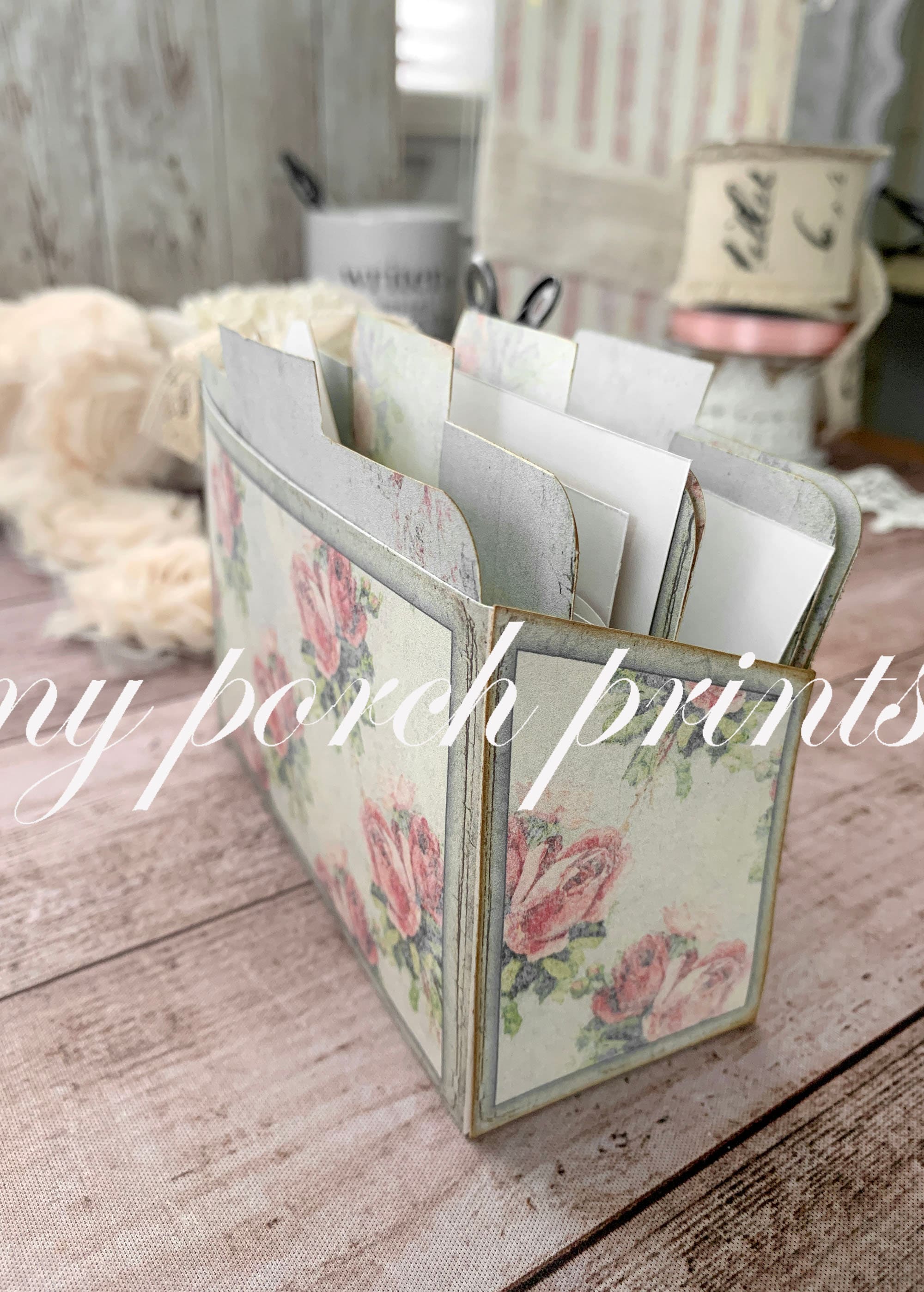 Ephemera Box Shabby Chic Junk Journal Pastel Storage My - Etsy