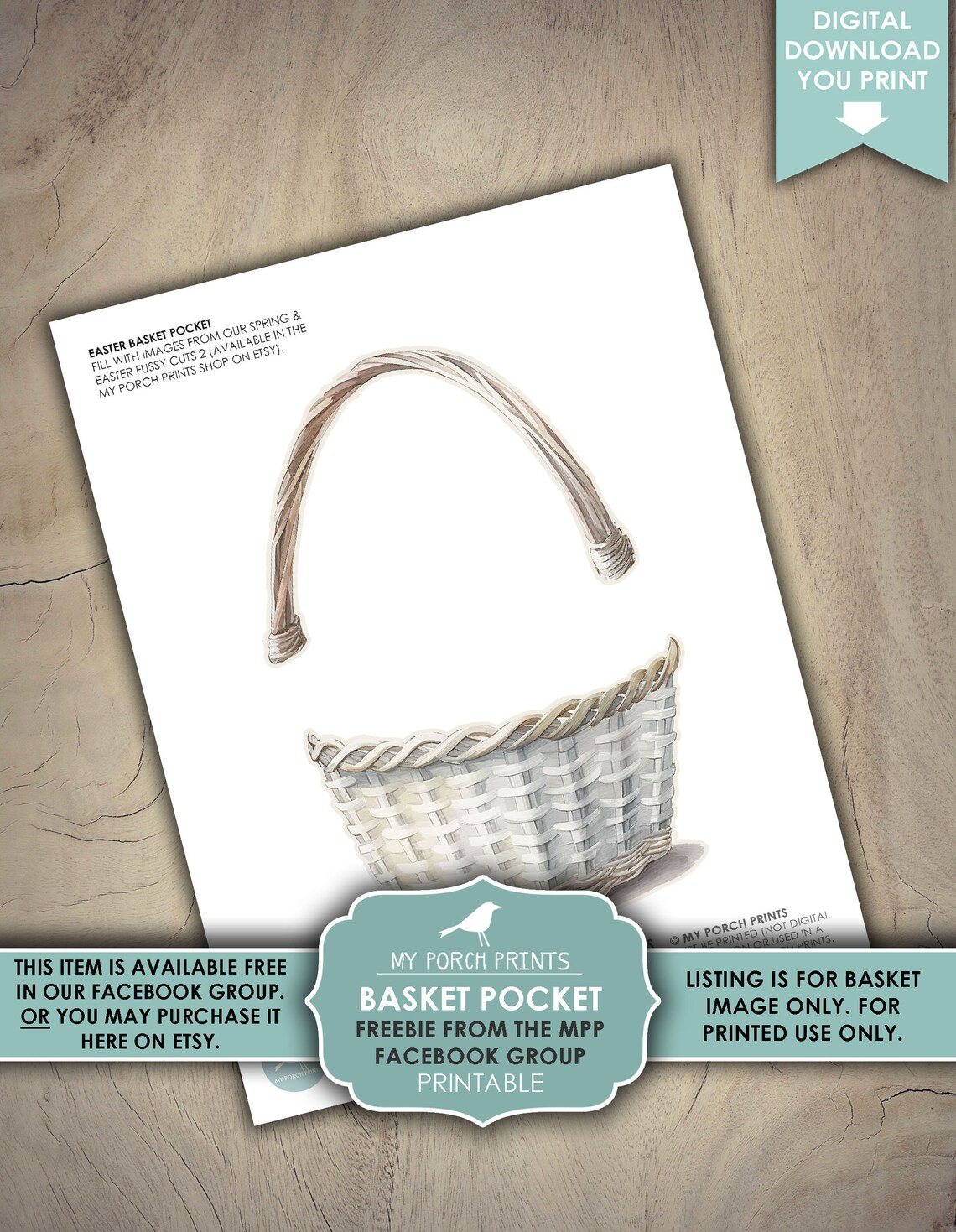 Junk Journal, Easter, Basket, Pocket, Freebie, Card, Gift, Facebook ...
