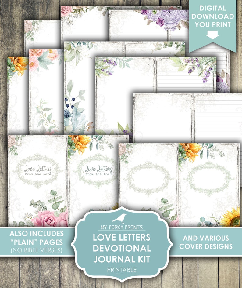 Devotional Love Letters From the Lord Fear Worry Anxiety - Etsy