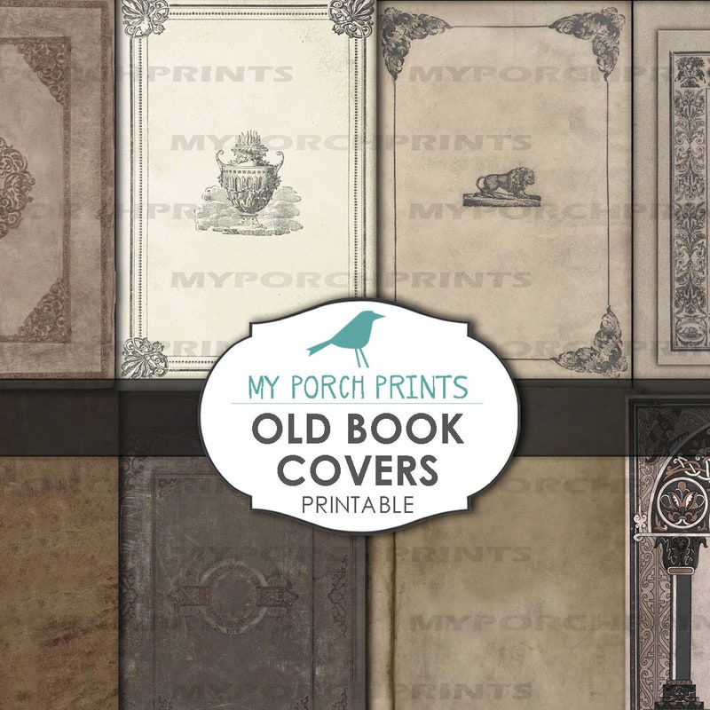 Old Book Covers - Etsy