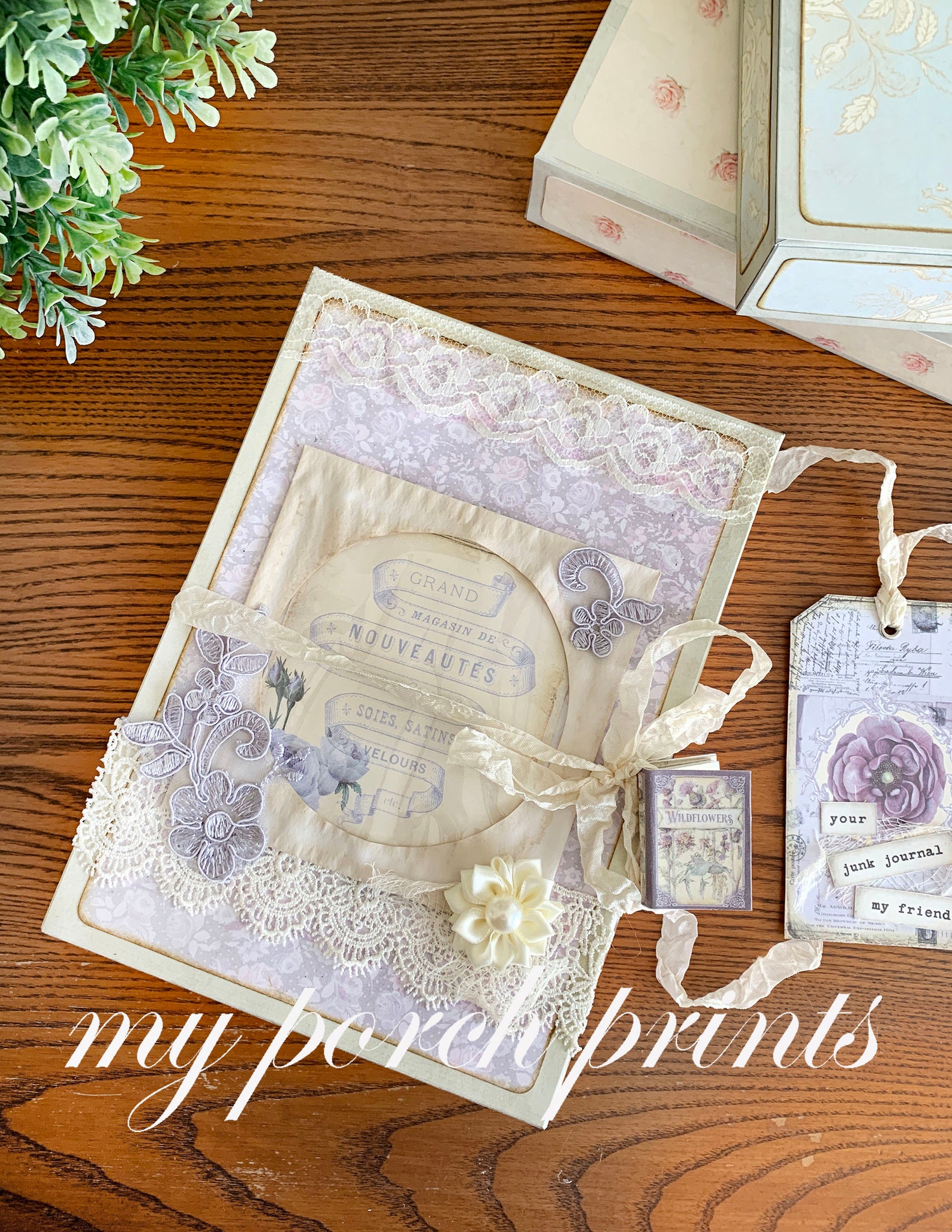 Junk Journal Box, Storage, Gift Box, Put A Junk Journal In, Craft Kit ...