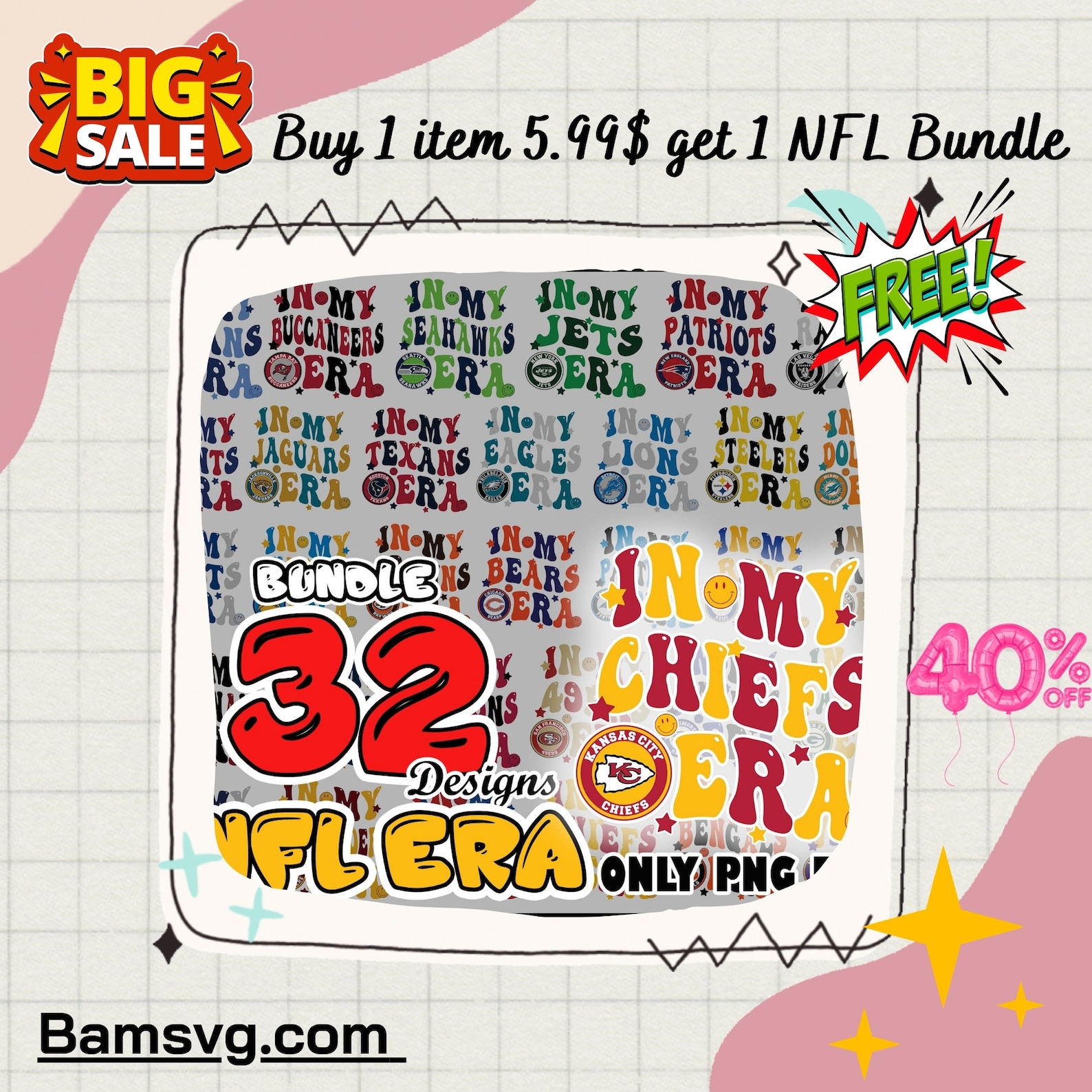 Bluey and Bingo Mega Bundle SVG Set Cricut Design SVG Files Family Png ...