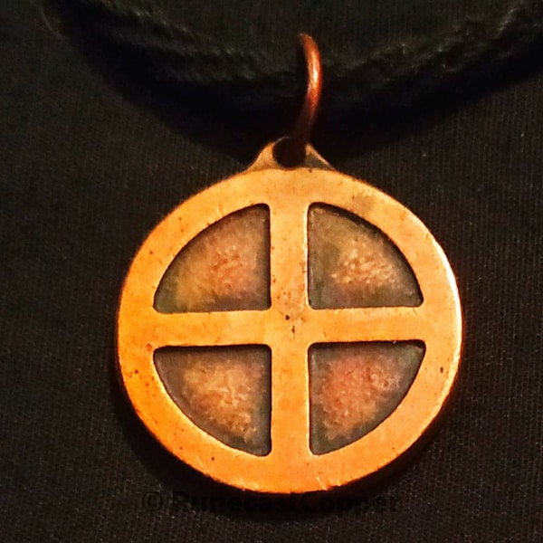 Solar Cross Pendant - Etsy