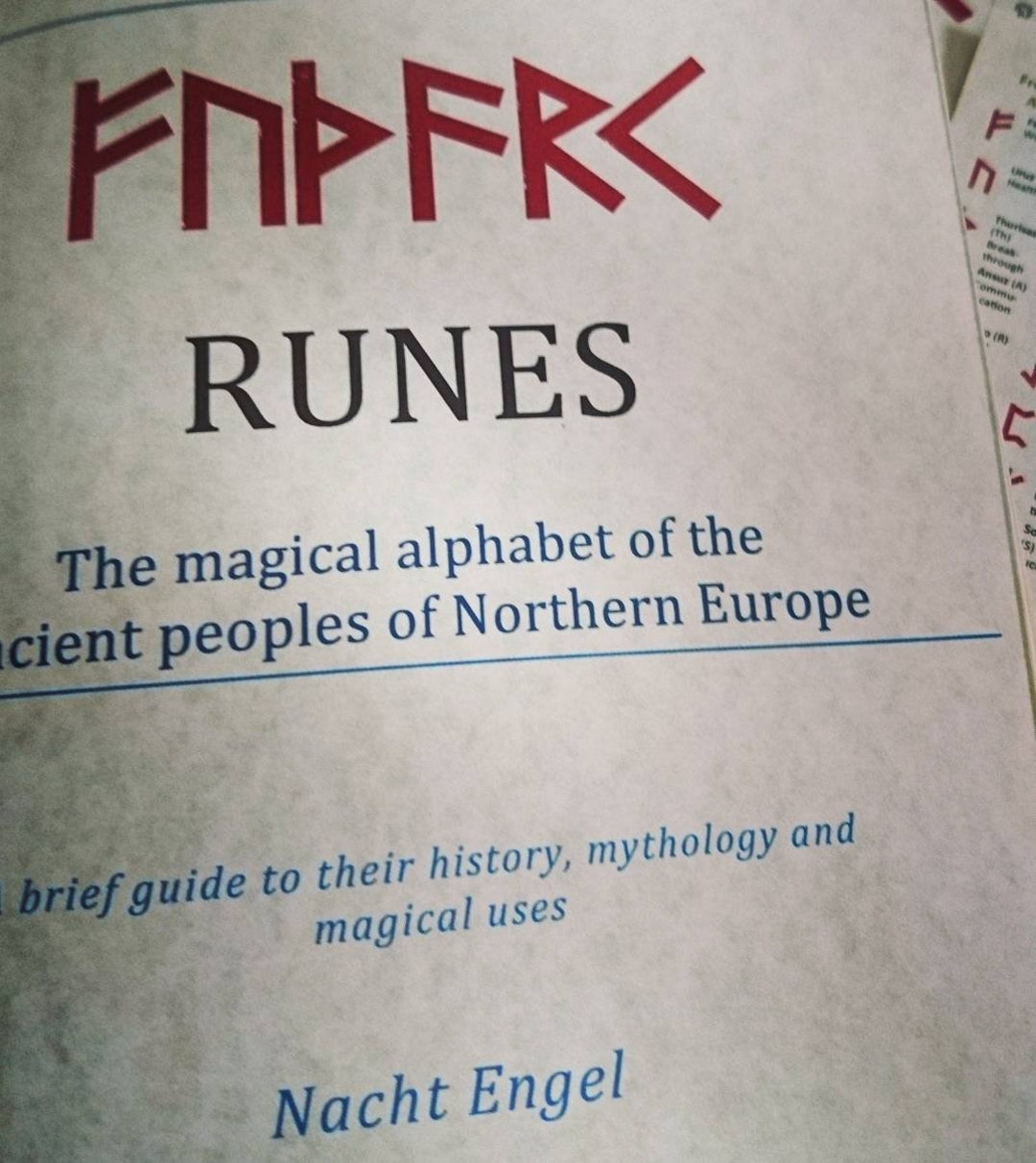 Elder Futhark Rune Book norse, Viking, Asatru, Tarot Introduction to ...
