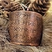 Havamal 77 Runes/helm of Awe Cuff Bracelet Armband (copper Large Heavy ...