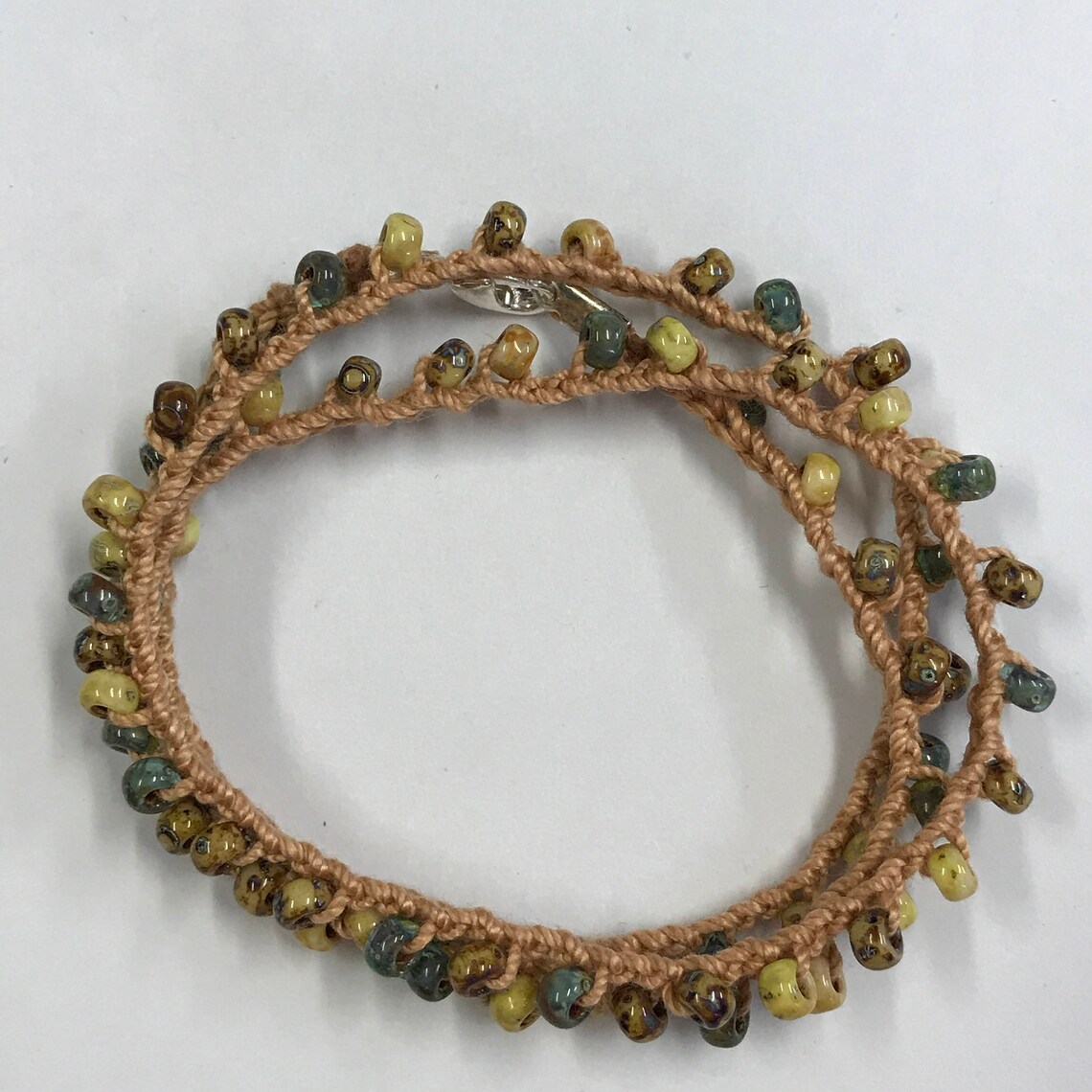 Picasso Crocheted Beaded Necklace/wrap Bracelet 21 Inches - Etsy