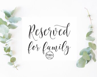 Reserved for family | Etsy