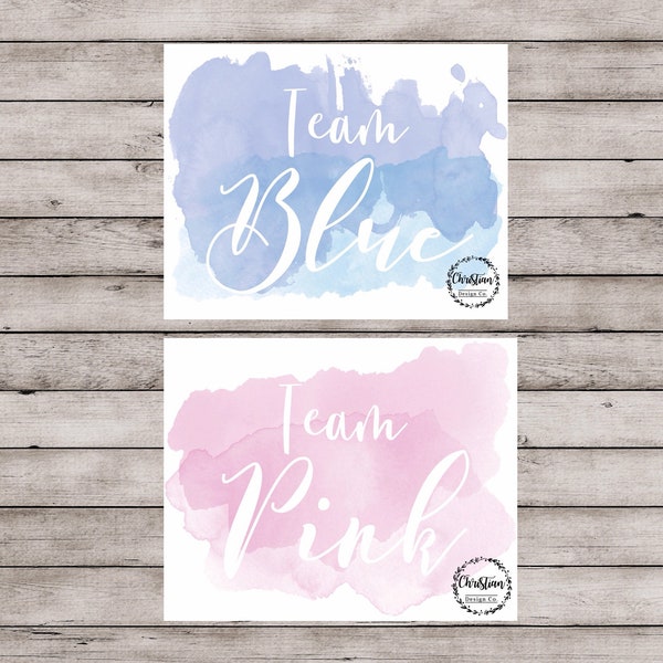 Team Pink Team Blue - Etsy