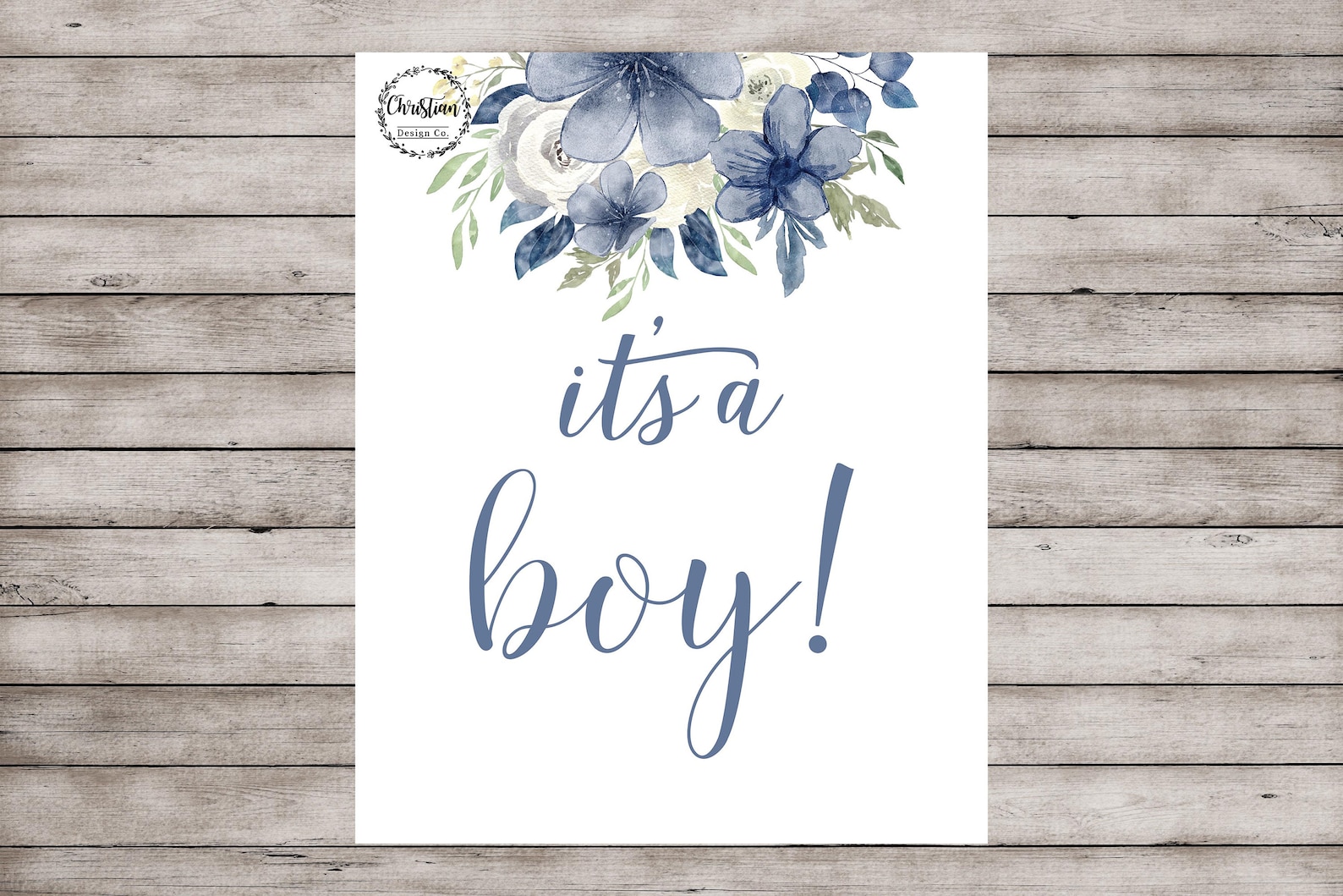 Its A Boy Sign Its A Boy Printable Its A Boy Decor Gender - Etsy