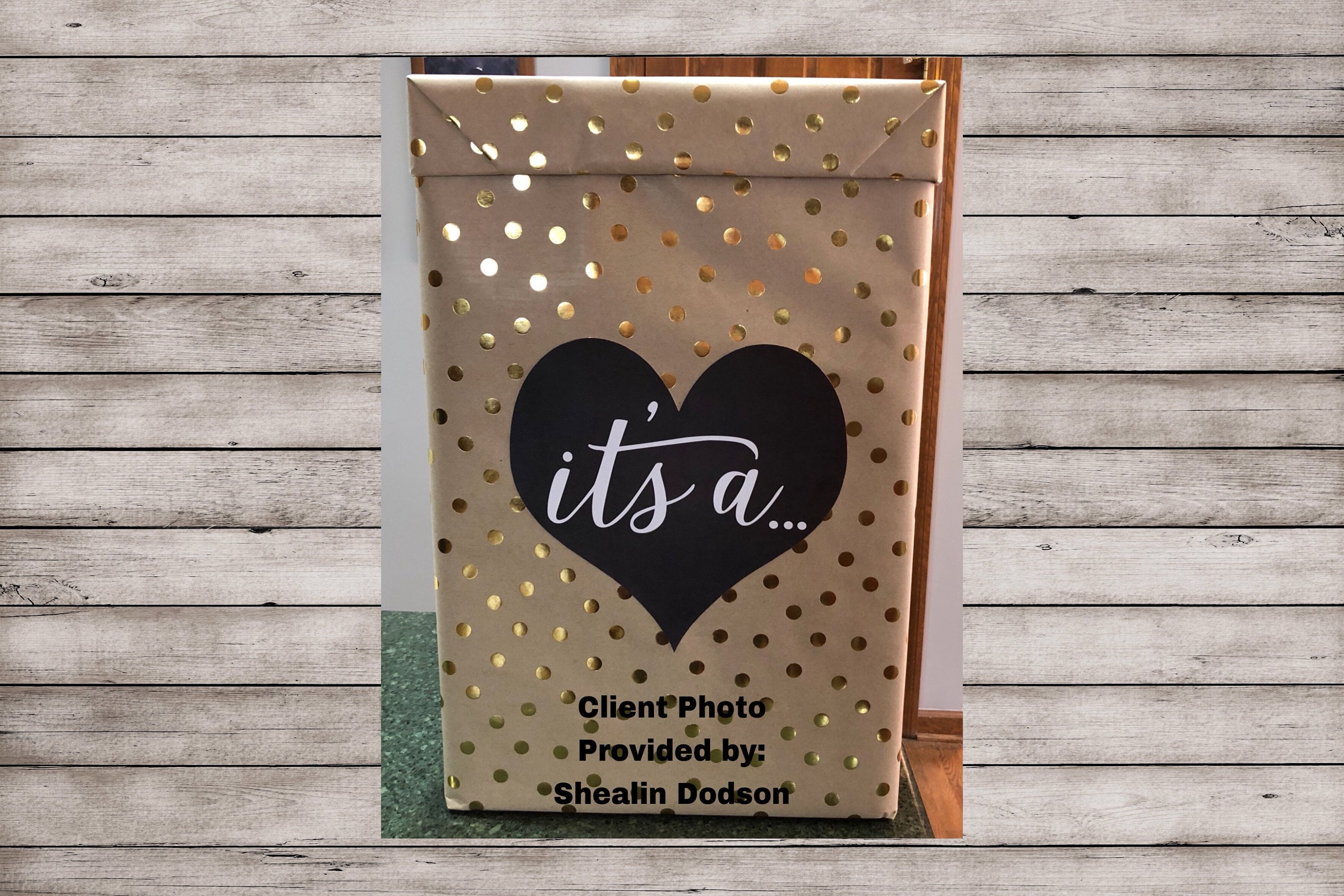 Gender Reveal Decorations Gender Reveal Box Gender Reveal | Etsy