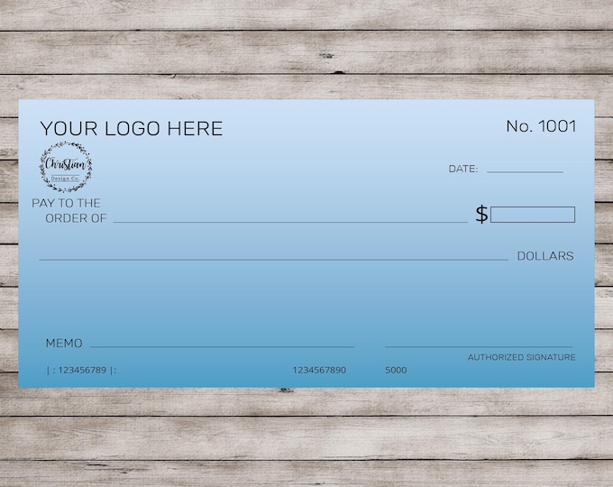 Cheques gigantes completamente impresos Cheque falso de gran tamaño ...