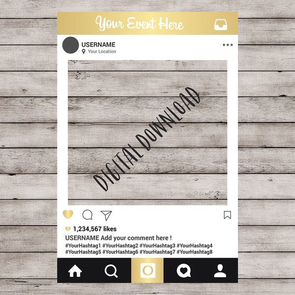 Instagram Frame - Etsy