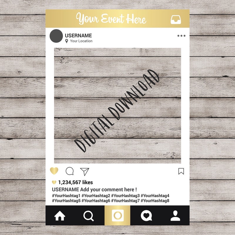 Instagram Frame - Etsy
