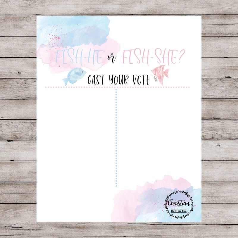 Gender Reveal Fishing - Etsy