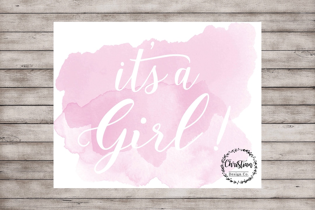 Its A Girl Sign, Its A Girl Decor, Its A Girl Signs, Its A Girl ...
