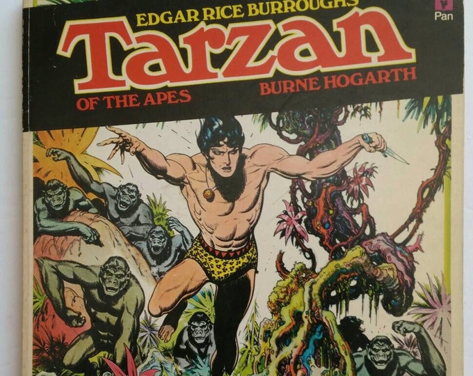 Tarzan of the Apes, Edgar Rice Burroughs, Burne Hogarth, 1974 From the ...